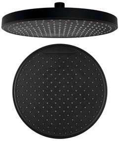 Sapho - Hlavová sprcha, průměr 26 cm, matná černá SK151B