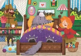 Ravensburger Puzzle: Kouzelný svět pohádek / 2x12 dílků / od 3 let