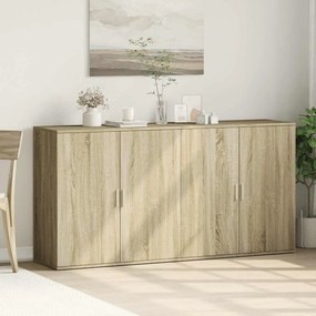 Příborníky 2 ks dub sonoma 79 x 38 x 80 cm kompozitní dřevo 3276604