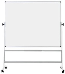 Bi-Office Mobilní otočná oboustranná bílá popisovací tabule, magnetická, 1800 x 1200 mm