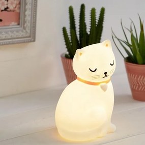 Noční LED světlo do dětského pokojíčku Kočička, La Almara
