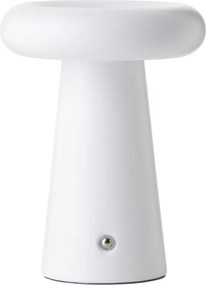 Brilliant G40895/75  Venkovní AKU stolní lampa MUFFIN matná bílá USB-C