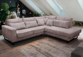 XXXLutz ROHOVÁ SEDAČKA, textil, kompozitní dřevo, cappuccino MID.YOU - Sedací soupravy - 000694010002