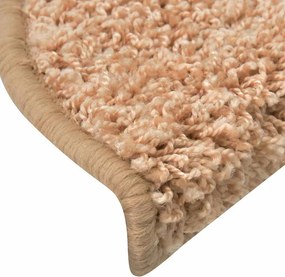 Schodové rohože 30 ks 56 x 17 x 3 cm zlaté půlkulaté 3365808