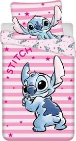 Jerry Fabrics Povlečení Lilo a Stitch Pink Stars 140x200, 70x90 cm