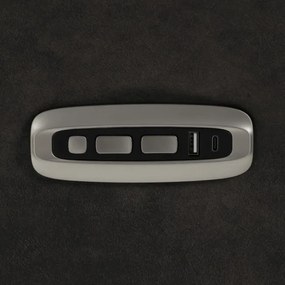 Polohovací křeslo šedé, elektrické TV-C5590 SIL3