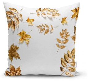 Povlak na polštář Minimalist Cushion Covers Golden Leaves, 42 x 42 cm