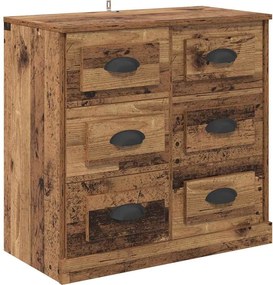 Konzole 2 ks Staré dřevo 70 x 35,5 x 67,5 cm Kompozitní dřevo 3402665
