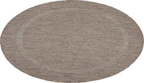 Ayyildiz, Kusový koberec Relax 4311 Brown kruh, 200x200 (průměr) kruh, hnědá, chodba / předsíň