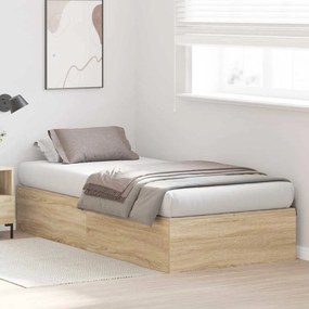Rám postele s úložným prostorem Sonoma dub 100 x 200 cm 3335351