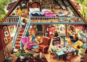 RAVENSBURGER Puzzle Přistižena! / 1000 dílků / 70 x 50 cm