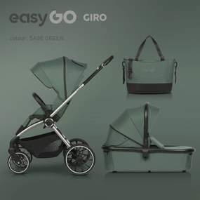 Kombinovaný kočárek EasyGo Giro 2v1 Sage Green