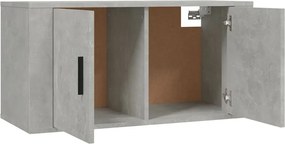 2dílný set TV skříněk betonově šedý kompozitní dřevo 3188410