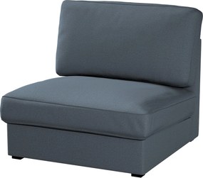 Potah na neskládací křeslo IKEA Kivik barva modrá látka pletený vzor