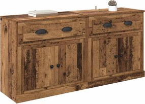 Konzole 2 ks Staré dřevo 70 x 35,5 x 67,5 cm Kompozitní dřevo 3402659