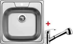 Set Sinks CLASSIC 480 5V matný + baterie LEGENDA S