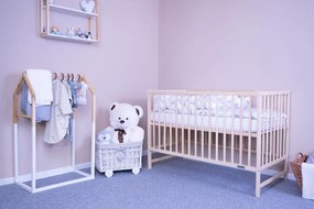 Dětská postýlka New Baby BASIC přírodní Transparentní