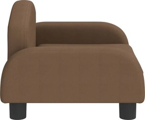 Pelíšek pro psy hnědý 50 x 40 x 30 cm textil 171973
