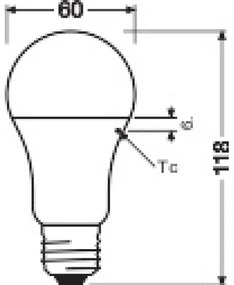LED žárovka E27 LEDVANCE CL A FR RECYCLED 10W (75W) neutrální bílá (4000K)