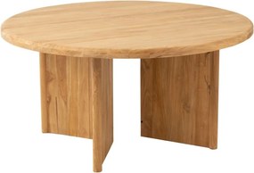 Přírodní kulatý teakový jídelní stůl Corentin - 150*150*75 cm