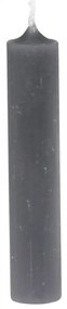 Granitová úzká krátká svíčka Short dinner coal - Ø 2 *11cm / 4.5h