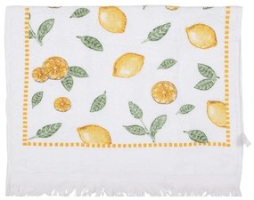 Kuchyňský froté ručník s citróny Lemons & Leafs - 40*66 cm