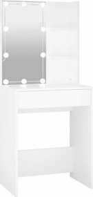 vidaXL Toaletní stolek s LED 60 x 40 x 140 cm [808832] Barva: šedá sonoma