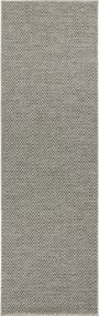 BT Carpet, Běhoun Nature 104269 Grey/Anthracite – na ven i na doma, 80x250, šedá, chodba / předsíň