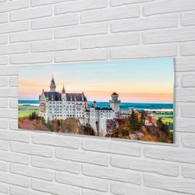 akrylový obraz Německo Castle podzim Munich 120x60 cm