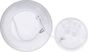 LED stropní světlo odolné vůči vlhkosti WO825 - průměr 22 cm, bílá