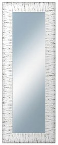 DANTIK - Zarámované zrcadlo - rozměr s rámem cca 60x160 cm z lišty SAUDEK bílá černé čáry (2512)