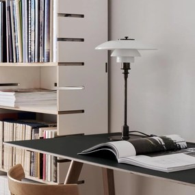 Stolní lampa PH 3½-2½, Black metallised – LOUIS POULSEN