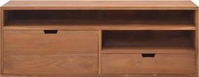 TV stolek 110 x 30 x 40 cm masivní teakové dřevo 326119