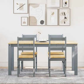 Jídelní set ze 5 kusů PANAMA Grey Borovicový masiv 3345180