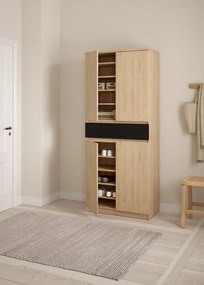 FALCO Botník Naia 92210 jackson hickory/černý mat