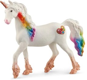 Figurka schleich jednorožec kobyla srdíčková duhová 70726