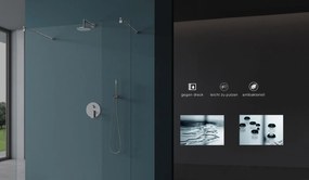 design sprchová zástěna WALK-IN BREMEN 2 - CHROM Double 100-160cm