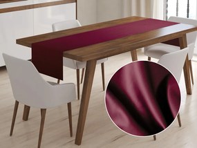 Biante Bavlněný saténový běhoun na stůl ST-004 Vínový 35x180 cm
