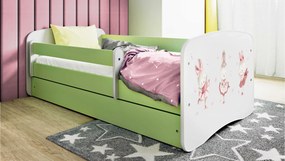 XXXLutz POSTEL PRO DĚTI A MLÁDEŽ 80/160 cm, zelená, bílá MID.YOU - Dětské pokoje sestavy - 00214200022W