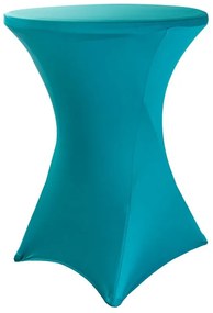 Elastický ubrus EXTREME na koktejlový bistro stůl 70-80 cm VÍCE BAREV Barva ubrusu: TYRKYSOVÁ / TURQUOISE