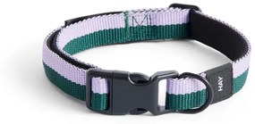 HAY Obojek pro psa Dogs Collar Flat S/M, lavender/green