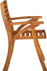 vidaXL Zahradní židle 2 ks masivní akáciové dřevo [310629]