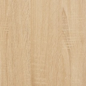 Konzolový stolek dub sonoma 100 x 25 x 75 cm kompozitní dřevo