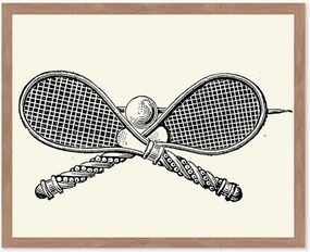 Zarámovaný digitální tisk Tennis Rackets, v různých velikostech