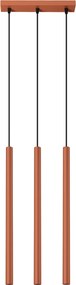 Sollux Lighting Závěsné svítidlo PASTELO 3 červené okrové