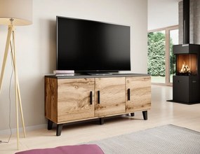 TV stolek Lotta I 150 cm dub wotan/černý