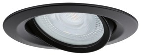 Paulmann 92460 Nova Plus, černá otočná bodovka GU5,3 nebo GU10, průměr 9,3cm, IP65