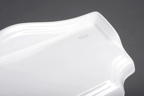 Aqualine Antik WC kombi retro 48 x 86 x 76 cm zadní odpad vč sedátka keramika bílá AK107-01