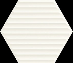 Ceramika Paradyz Obklad Woodskin Bianco Heksagon Struktura B 19,8x17,1 - 157743