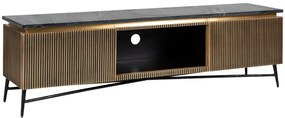 OnaDnes -20% Zlatý kovový TV stolek Richmond Ironville 170 x 40 cm